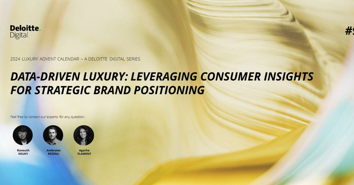 Data-Driven Luxury: Leveraging Consumer Insights for Strategic Brand ...