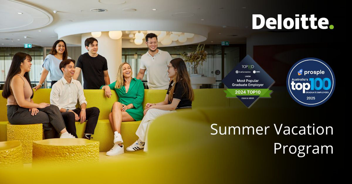 Vacation Internship Program | Deloitte Australia | Careers