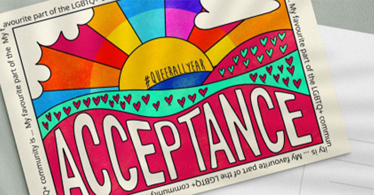 Spreading thousands of messages of hope, positivity, and pride ...