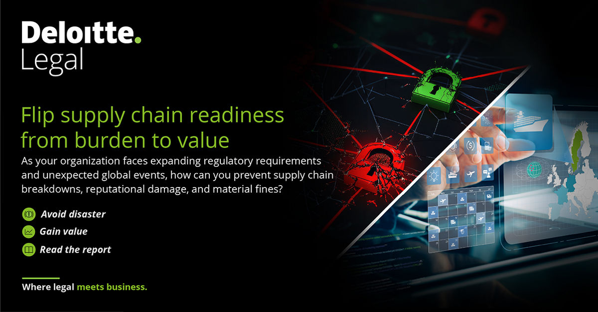 Flip readiness from burden to value | Deloitte Legal